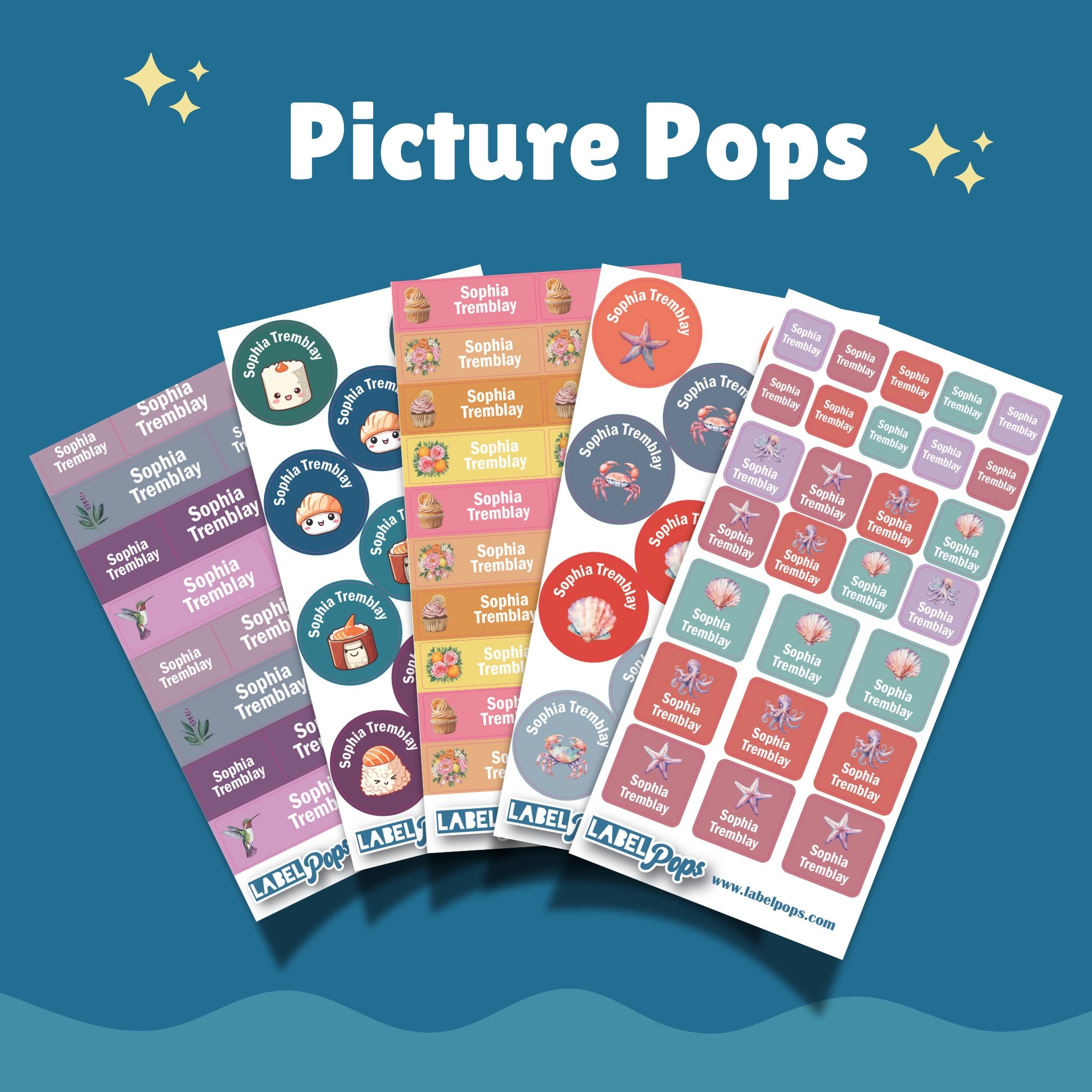 Single Sheets - With Pictures – Label Pops